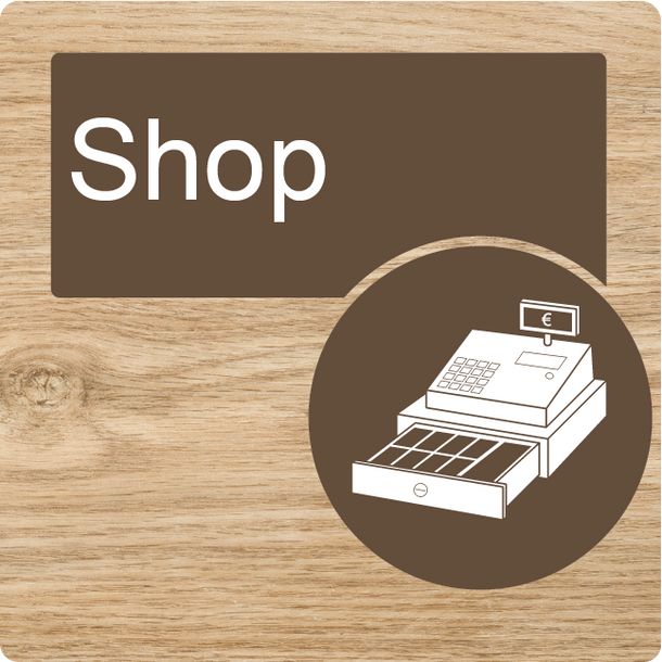 Dementia Friendly Door Sign - Oak – Signage for Care