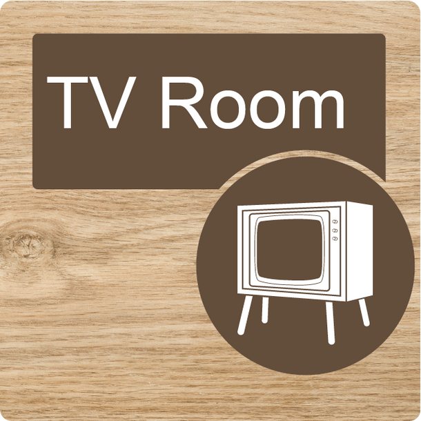 Dementia Friendly Door Sign - Oak – Signage for Care