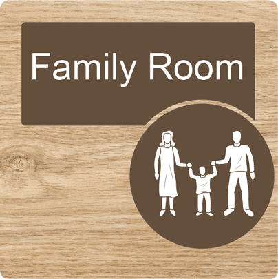 Dementia Friendly Door Sign - Oak – Signage for Care