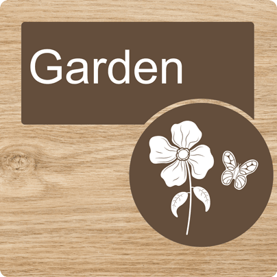 Dementia Friendly Door Sign - Oak – Signage for Care