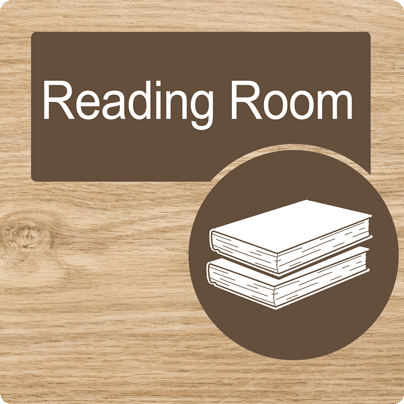 Dementia Friendly Door Sign - Oak – Signage for Care