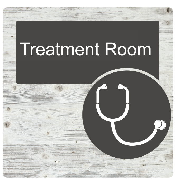 Dementia Friendly Room Sign - White Pine – Signage for Care